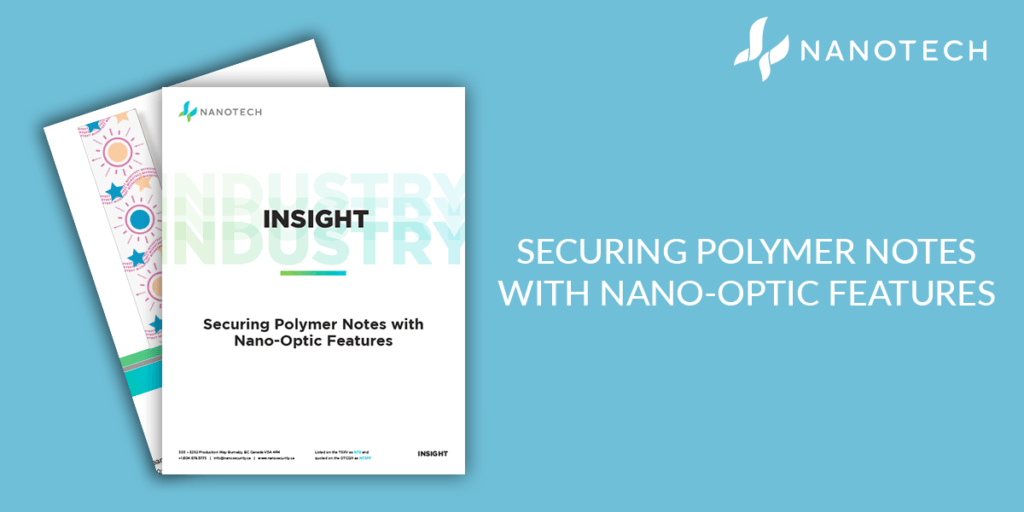 Securing Polymer Banknotes With Nano-Optic Features - META